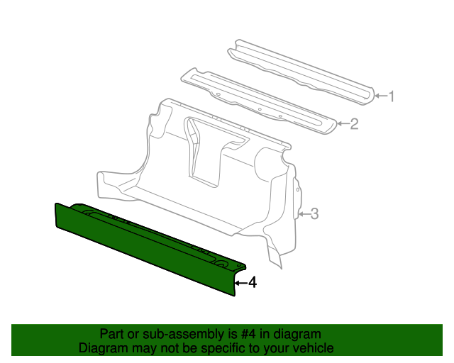 1997-2005 GM Lower Deflector 22706966 | GMPartsDirect.com