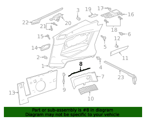 8W7-947-207 - Light Bar 2018-2024 Audi | Audi OEM Parts