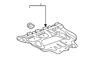 2018-2024 Volkswagen Tiguan Splash Shield 5QF-825-235-C | VW Parts Center
