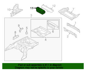51757200605 - 2010-2017 BMW Shield (51-75-7-200-605) | BMW of South ...