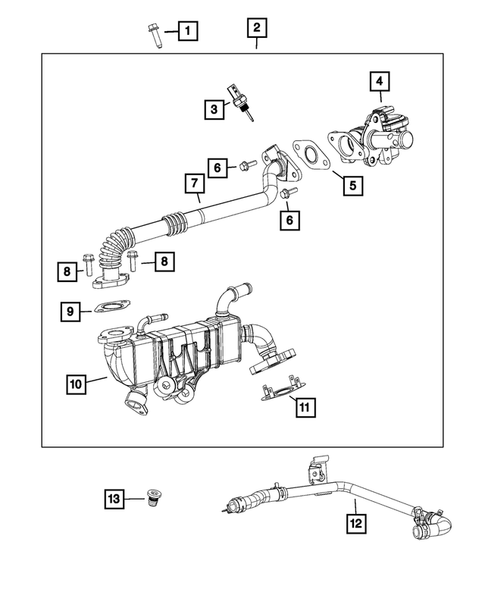 EGR System for 2023 Ram 1500 | Mopar Estores