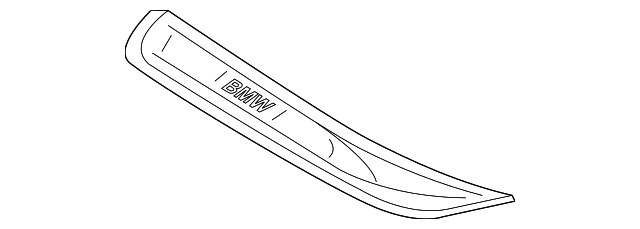 Genuine BMW 51-47-7-193-471 | Rear Sill Plate | FREE Shipping on Most ...