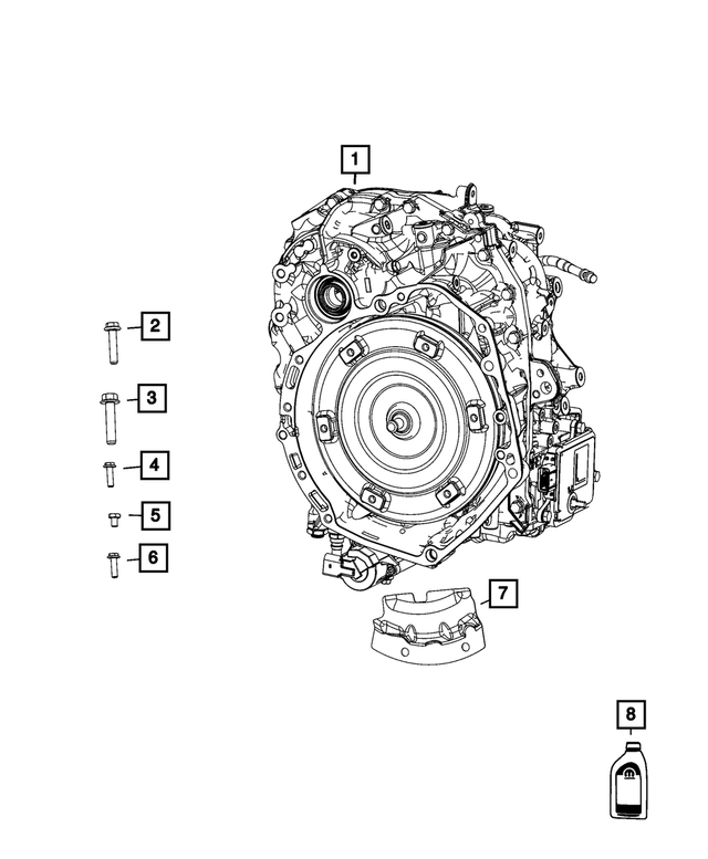 2019-2025 Mopar Hex Head Bolt 68411172AA | Mopar eStore