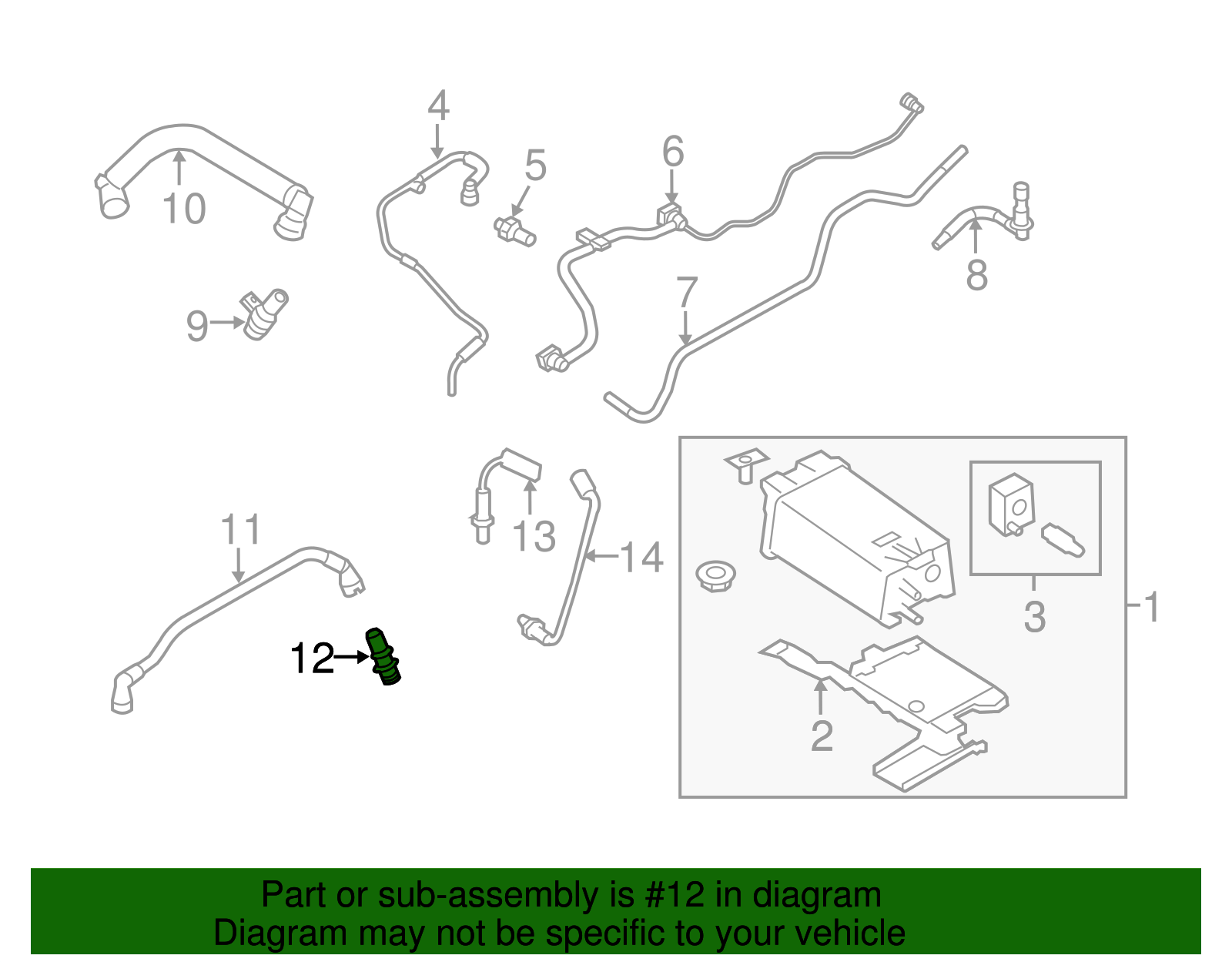 Genuine OEM Ford Part - PCV Tube Elbow 4L2Z-6762-AA | Genuine OEM Ford ...