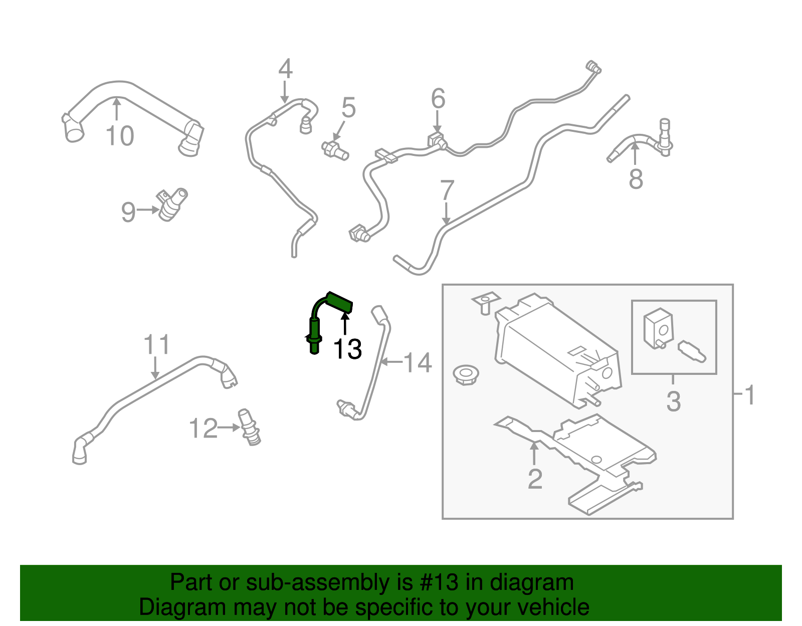 8F9Z-9F472-H - Oxygen Sensor 2011-2019 Ford | Ford Parts Direct