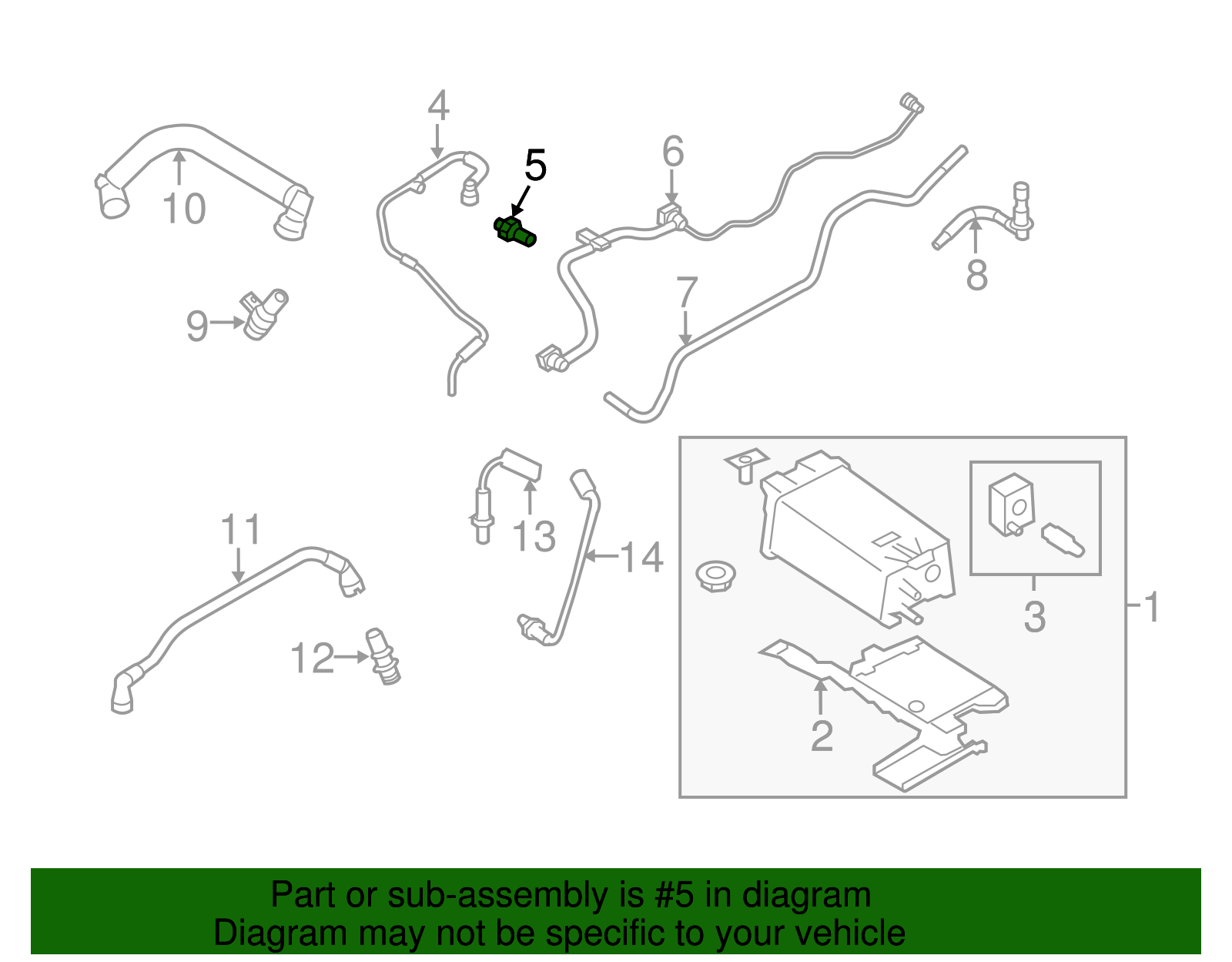 2009-2024 Ford Sensor BU5Z-9F972-B | OEM Parts Online