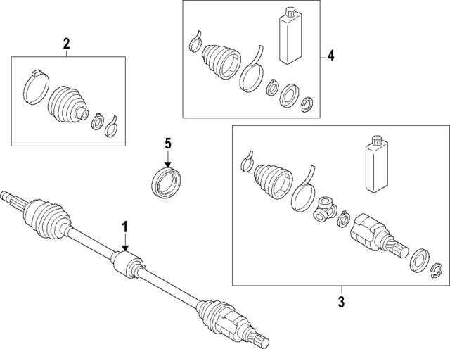 2006-2022 Mitsubishi Output Shaft Seal 2702A014 | Mitsubishi Parts ...