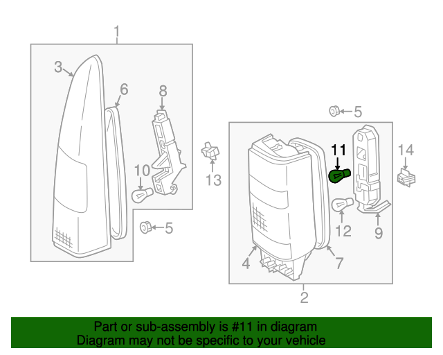 1984-2011 Volvo Bulb 989788 | TascaParts.com