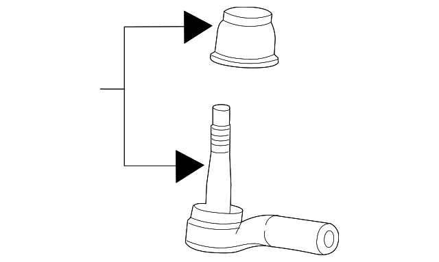 2020-2024 GM Steering Linkage Outer Tie Rod 84467789 | NewGMParts.com