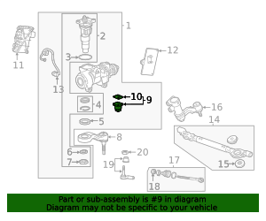 2020-2022 GMC Steering Gear Pressure Sensor 84868124 | TascaParts.com