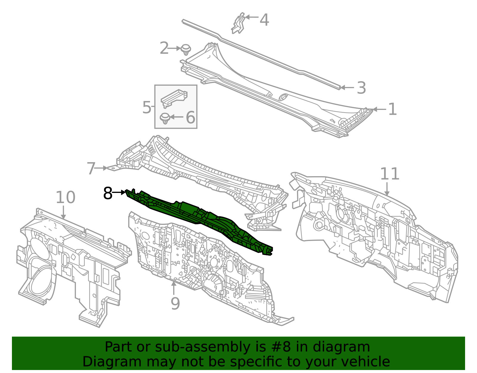 61100-T20-A00ZZ - 2022-2024 Honda Civic - Panel Extension | Genuine ...