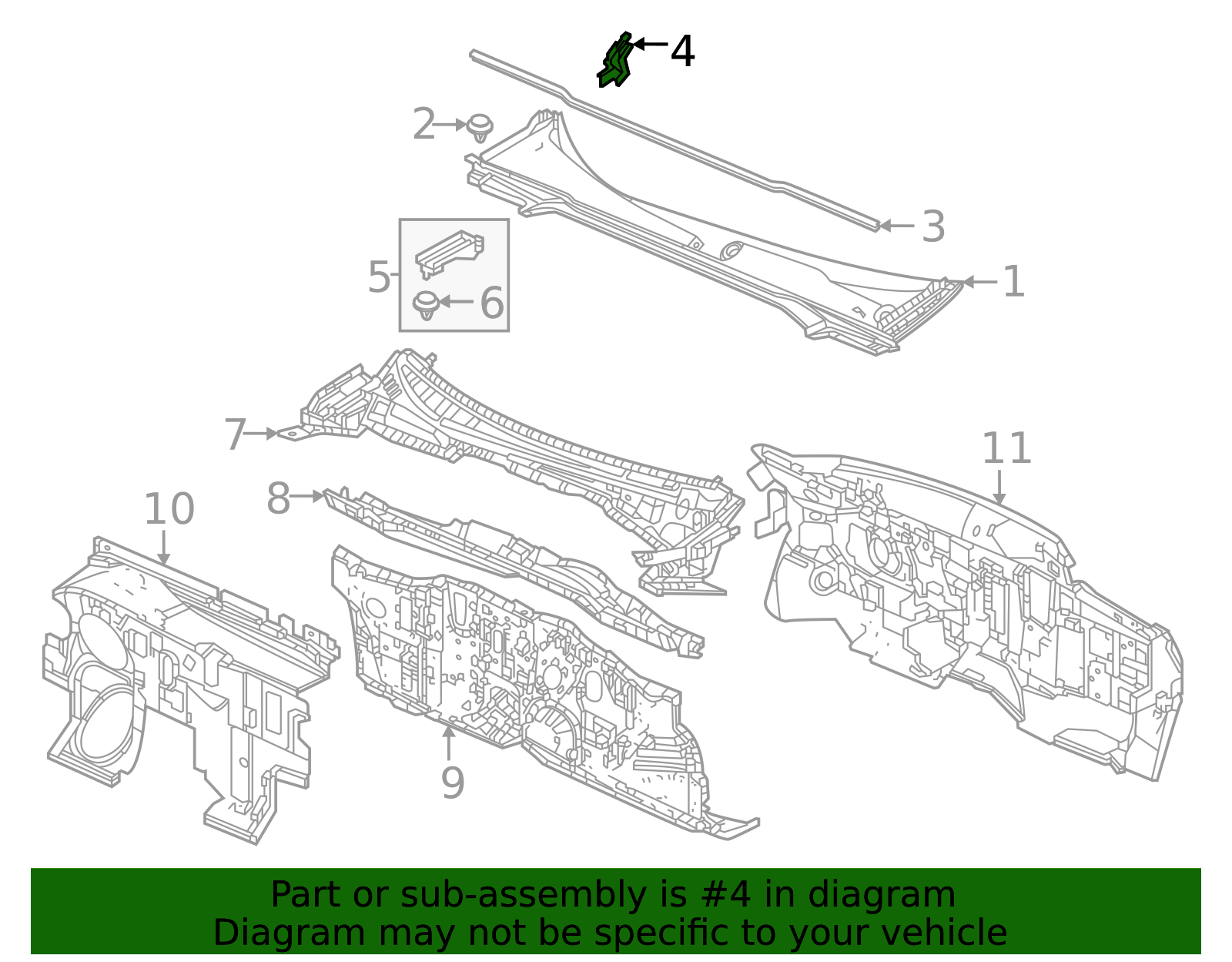 73165-T20-A01 - 2022-2025 Honda Civic - Hinge Cover | Honda Car Parts ...