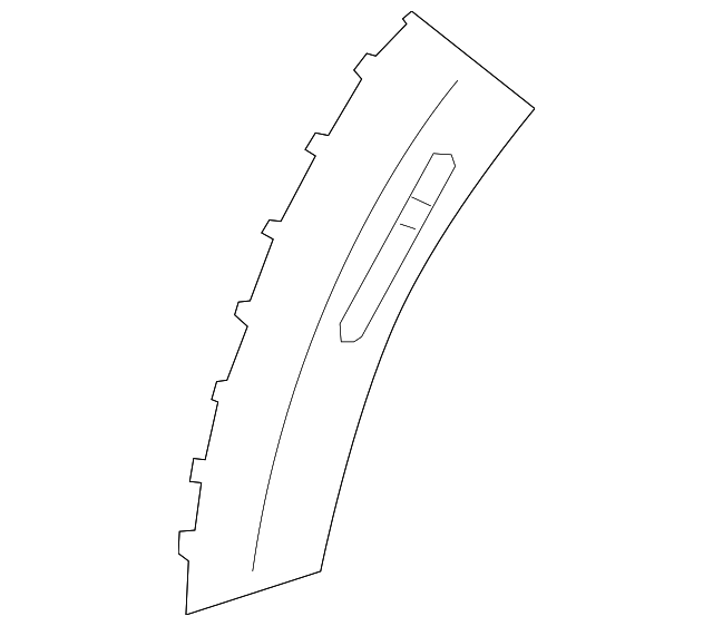 86558-K4000 - Edge Guard 2019-2021 Hyundai Kona Electric | Hyundai OEM Part