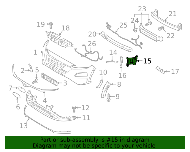 2019-2021 Hyundai Kona Electric Air Duct 86572-K4000 | OEM Parts Online
