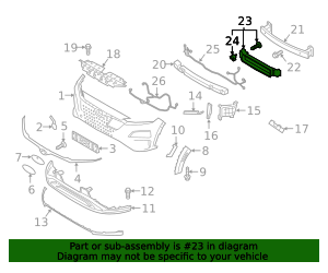 2019-2021 Hyundai Kona Electric Shutter Assembly 86950-K4000 | OEM ...