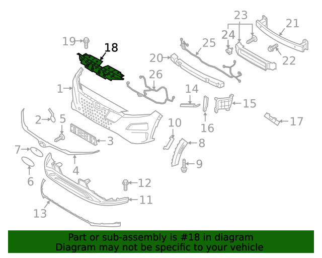 2019-2021 Hyundai Kona Electric Radiator Support Access Cover 86360 ...