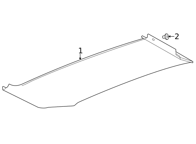 2020-2021 Chevrolet Corvette F Panel 84556608 | GMPartsDirect.com