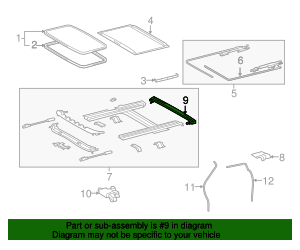 2004-2022 Toyota Drip Channel 63214-AE010 | Toyota Parts Center