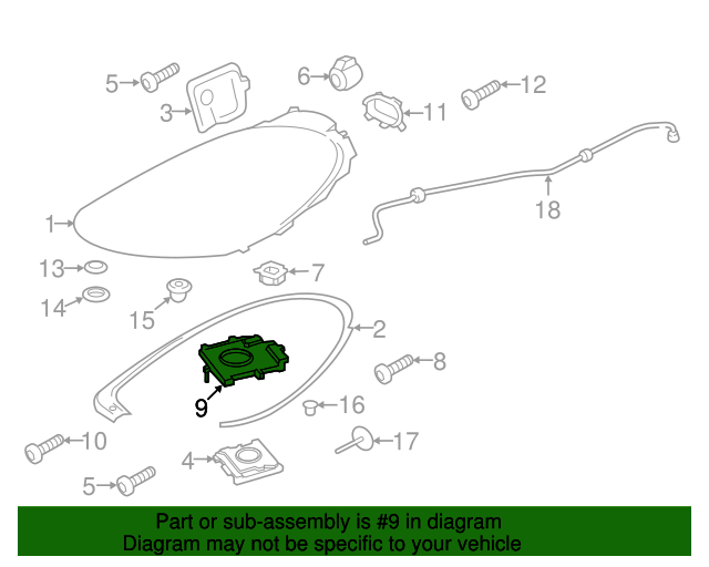 2017-2023 Porsche Panamera Support 971-941-627 | Sunset Porsche Parts