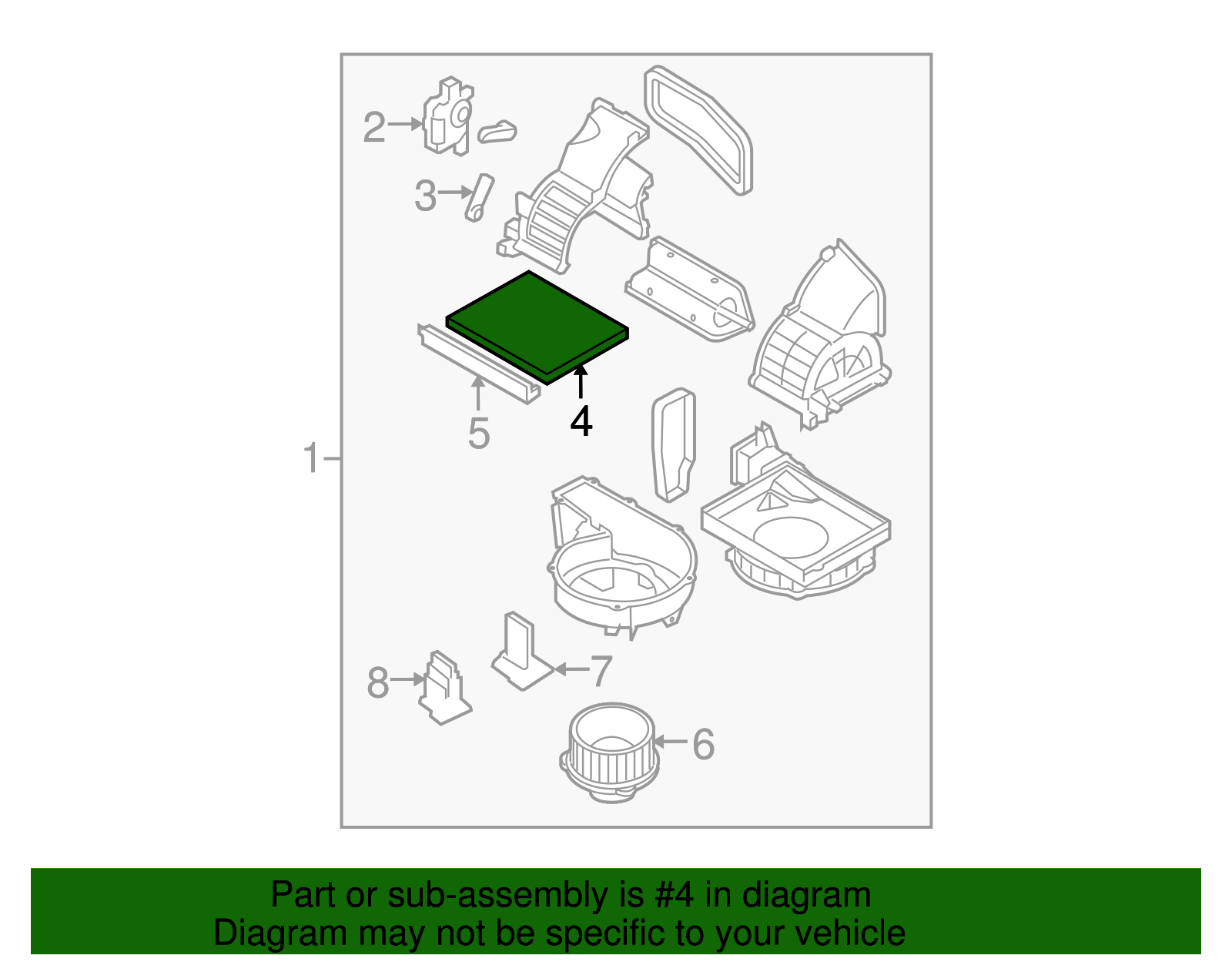 2009-2016 Hyundai Elantra Air Filter 08790-2L000-A | Hyundai Wholesale ...