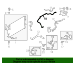 DG9Z-8A365-E - Engine Coolant Reservoir Hose 2013-2016 Ford Fusion ...