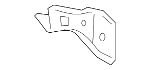 Genuine OEM Radiator Support Bracket Part# 53257-48020 Fits 2001-2007 ...