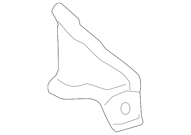 53258-48020 - Radiator Support Bracket - 2001-2007 Toyota Highlander ...