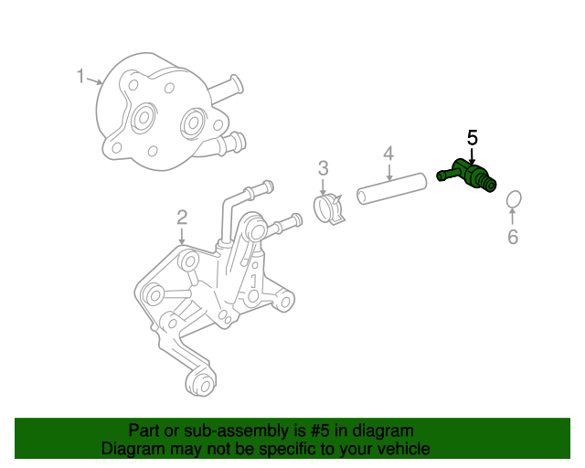 90407-14034 - Elbow - 2010-2012 Toyota Sequoia | OEM Genuine Toyota Parts