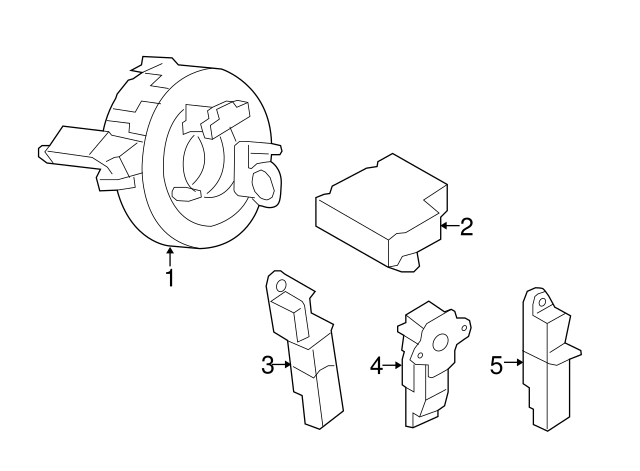 2008-2017 Audi Clock Spring 8K0-953-568-M | OEM Parts Online