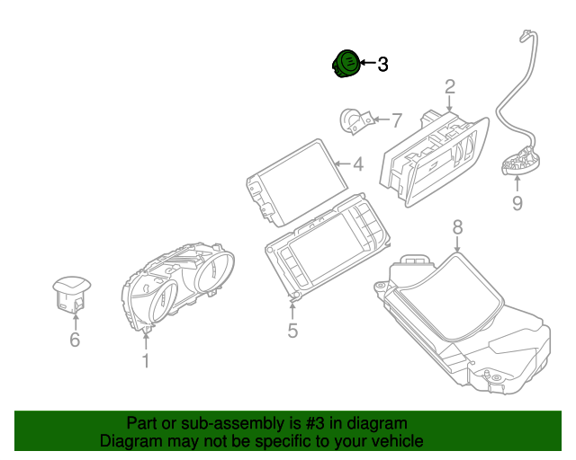 LR094038 - Ignition Switch 2012-2022 Land Rover | AutoNationParts.com