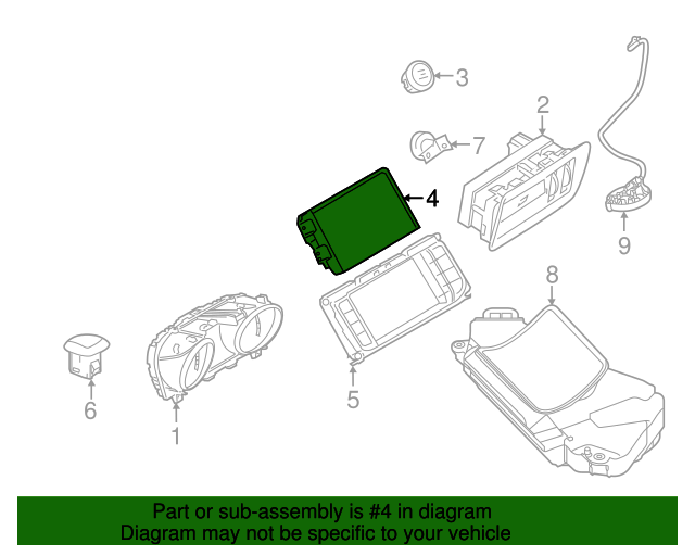 2015 Land Rover Range Rover Evoque Display Unit LR078549 | JaguarParts.com