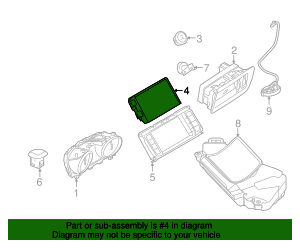 2012-2017 Land Rover Range Rover Evoque Display System LR137947 ...