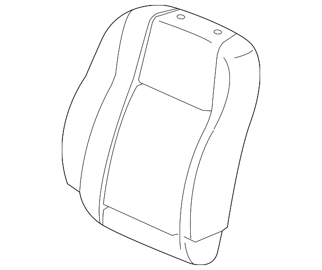 81127-TS8-A02 - Pad R Front Seat-Back (With Opds Sensor) - 2012 Honda ...