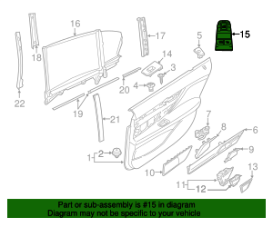 61319878323 - 2016-2022 BMW Window Switch (61-31-9-878-323) | BMW of ...