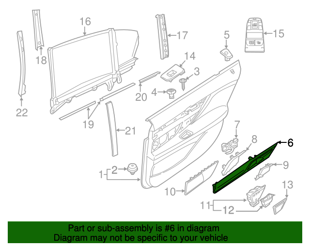 51-42-7-405-229 - Trim Panel - 2016-2019 BMW | BMW Parts Exchange