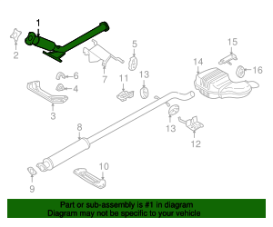 2003-2007 Volvo Front Pipe 36000188 | TascaParts.com