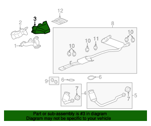 12572879 - Exhaust Manifold Heat Shield 2007-2017 GM | AutoNationParts.com