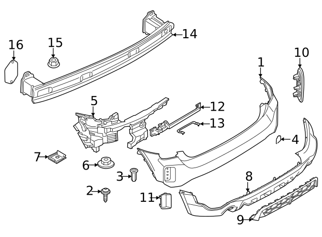 2021-2022 Mini Cooper Countryman Trim Ring 51-12-9-477-896 | Mini Parts ...