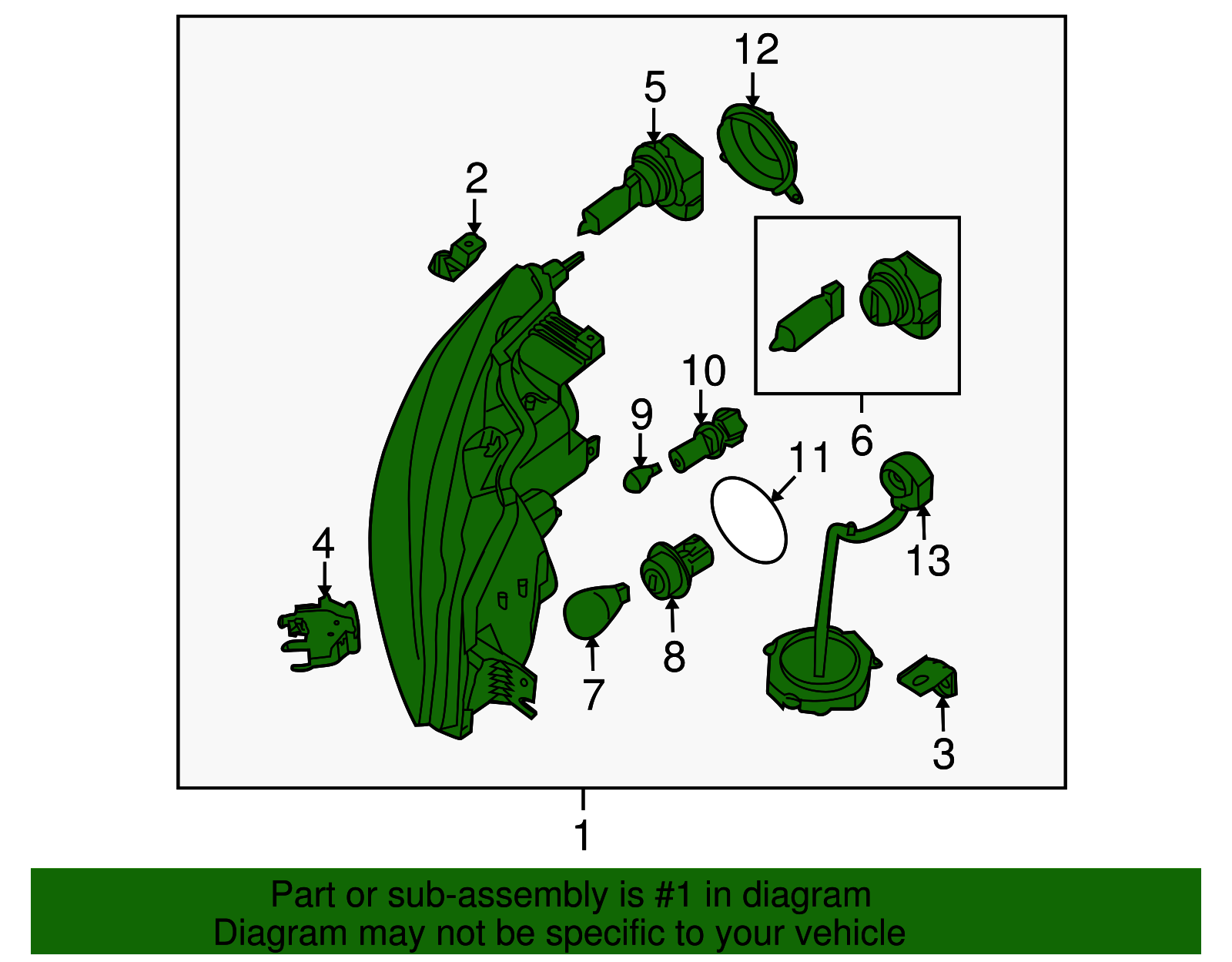 2009-2014 Nissan Maxima Composite Assembly 26010-9N00A | Bill Kay ...