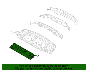 2017-2024 BMW Cross member for partition 41-00-7-431-614 ...