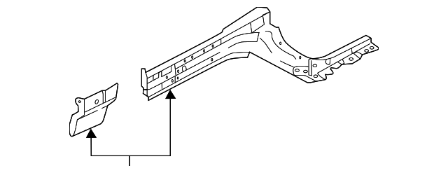 2018-2019 Nissan Kicks Outer Rail - Driver's Side (LH) G5131-5RLMA ...