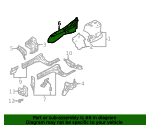 2018-2024 Nissan Kicks Upper Rail - Passenger Side (RH) F4180-5RBMA ...