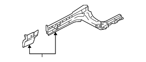 2018-2019 Nissan Kicks Outer Rail - Driver's Side (LH) G5131-5RLMA ...