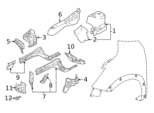 2018-2019 Nissan Kicks Outer Rail - Driver's Side (LH) G5131-5RLMA ...