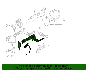 2020-2024 Nissan Rail Assembly G5111-5EEMA | Sullivan Brothers Nissan