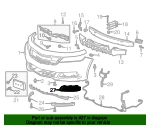 2014-2020 Chevrolet Impala Passenger Side Front Lower Grille 23455346 ...