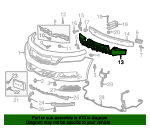 2014-2020 Chevrolet Impala Front Bumper Fascia Energy Absorber 22997123 ...