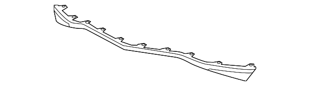 22990242 - Front Bumper Fascia Center Air Deflector - 2014-2020 ...