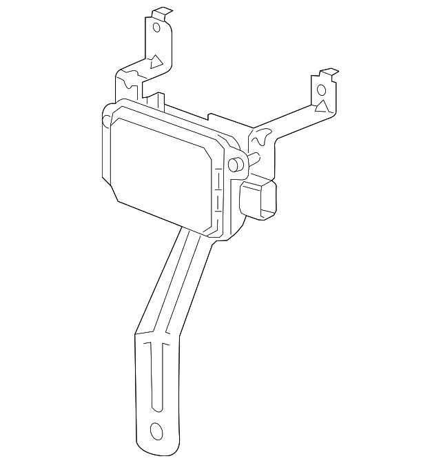 2014-2015 Chevrolet Impala Module Assembly-Fwd Range Radar 23130426 ...