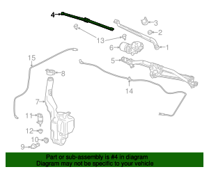 23417074 - Windshield Wiper Blade 2014-2019 GM | AutoNationParts.com